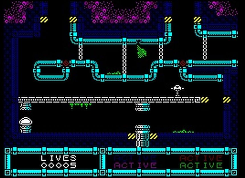 Indie Retro News: Ooze - A slime filled ZX Spectrum Homebrew Review