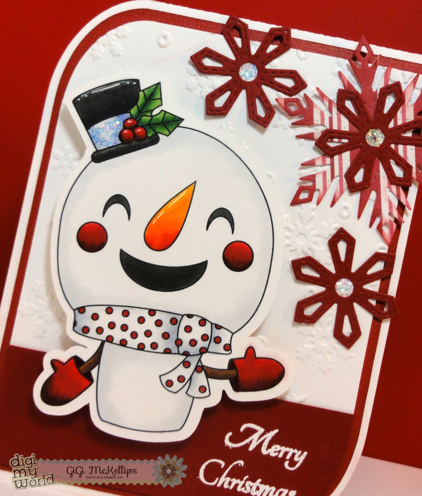 The Cricut Bug Snowman Christmas