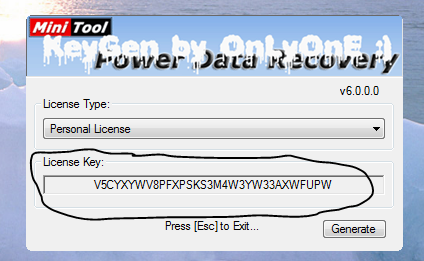 Terence Computer Knowledge: Register MiniTool Power Data Recovery 6.6 Free~