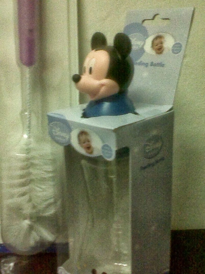 Welcome To My Ciki Ben Ben: Anakku Mickey Mouse Feeding Bottle and ...