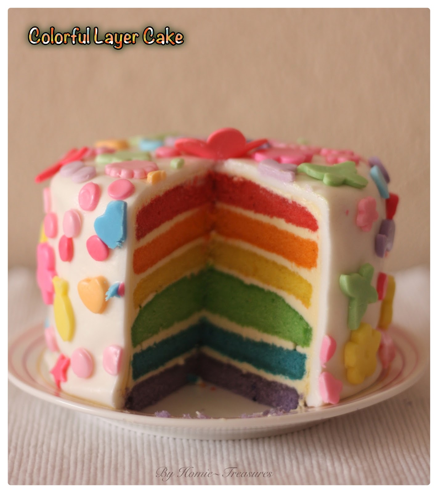 Colorful Layer Cake 彩色蛋糕