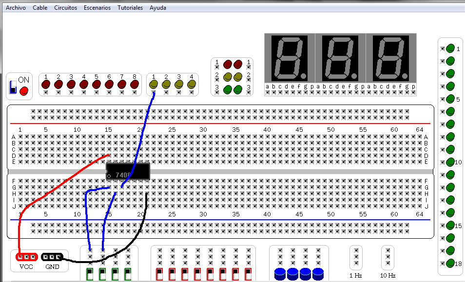 Circuitos Digitales: TRABAJO DE SIMULACIÓN DE COMPUERTAS LOGICAS