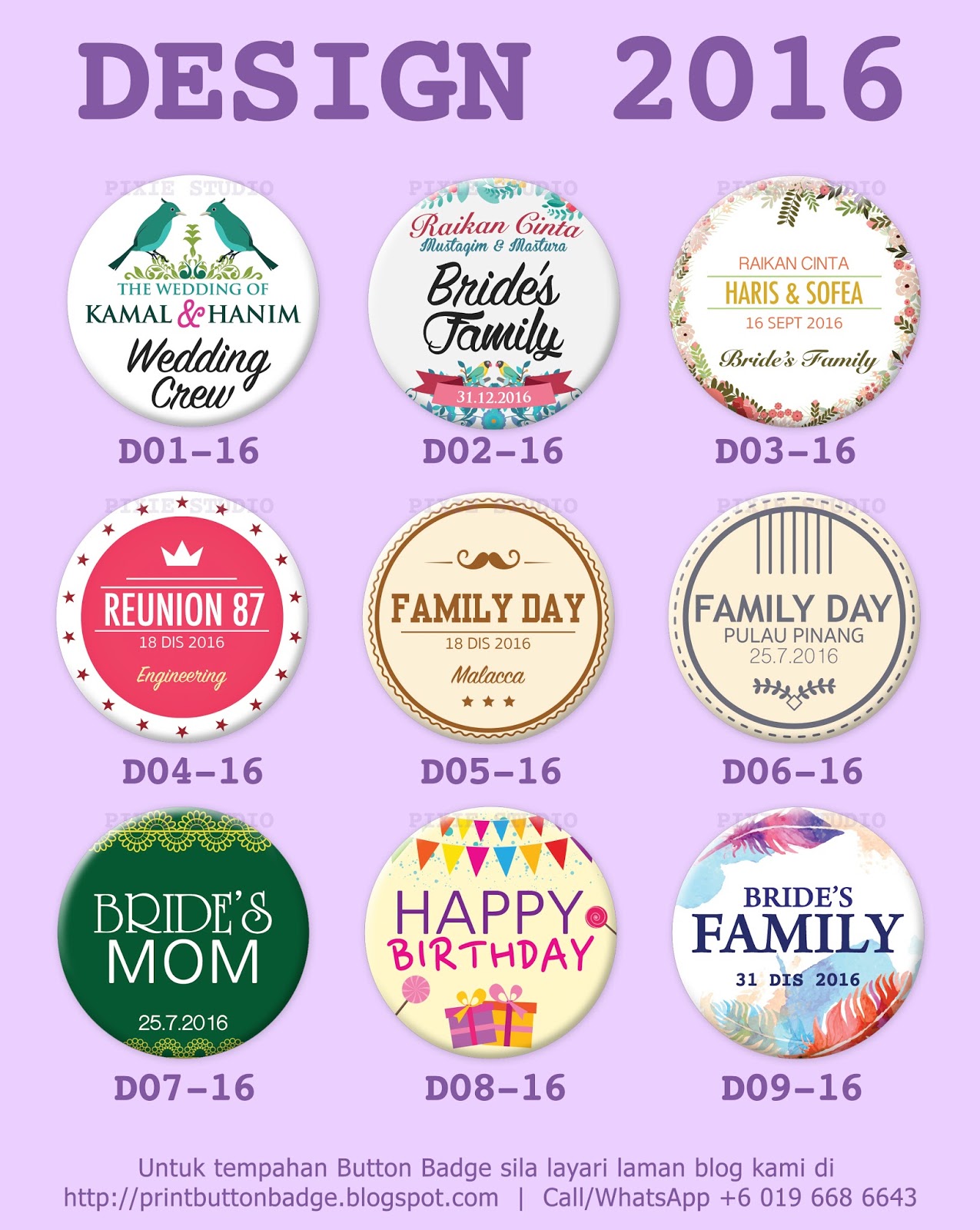 No 1 Button Badge Supplier In Malaysia Over 10 Years Experience Katalog