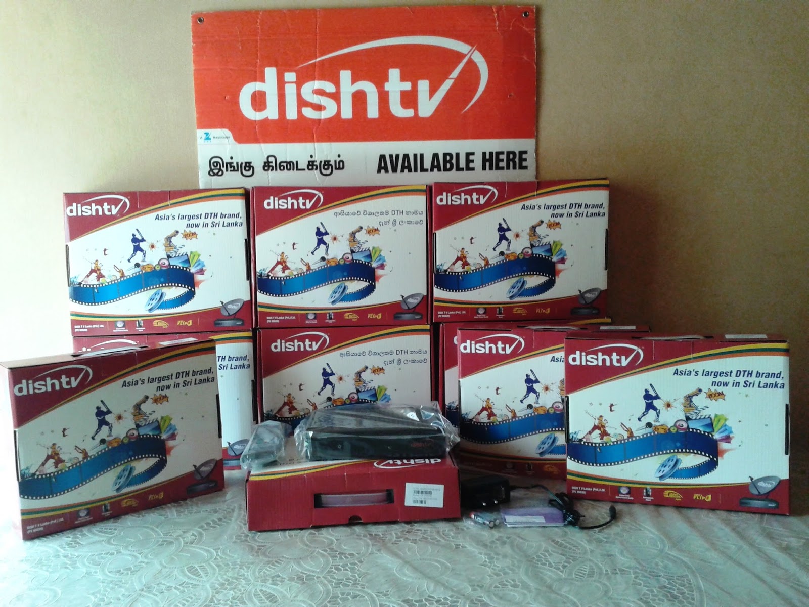 Dishtv Lanka Full Set Price 3690/= Srilankan Rs Call "Recharge Now Dth Systems" Dishtv ...
