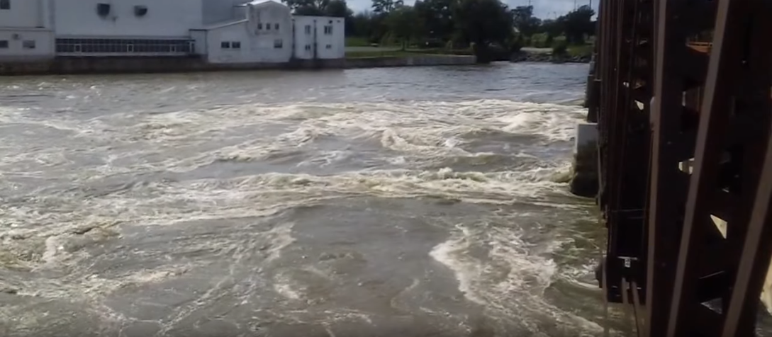 Industrial History: Fordham Dam and UP/C&NW Bridge in Rockford, IL