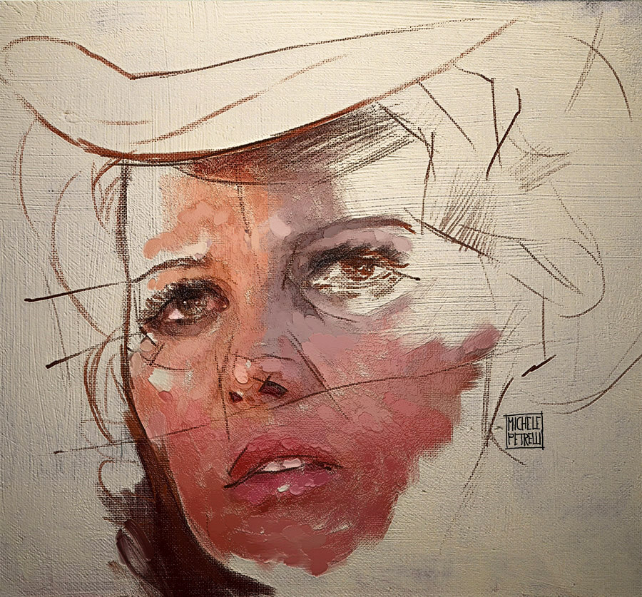 Portrait 178 mixedmedia - MICHELE PETRELLI | Contemporary Artworks