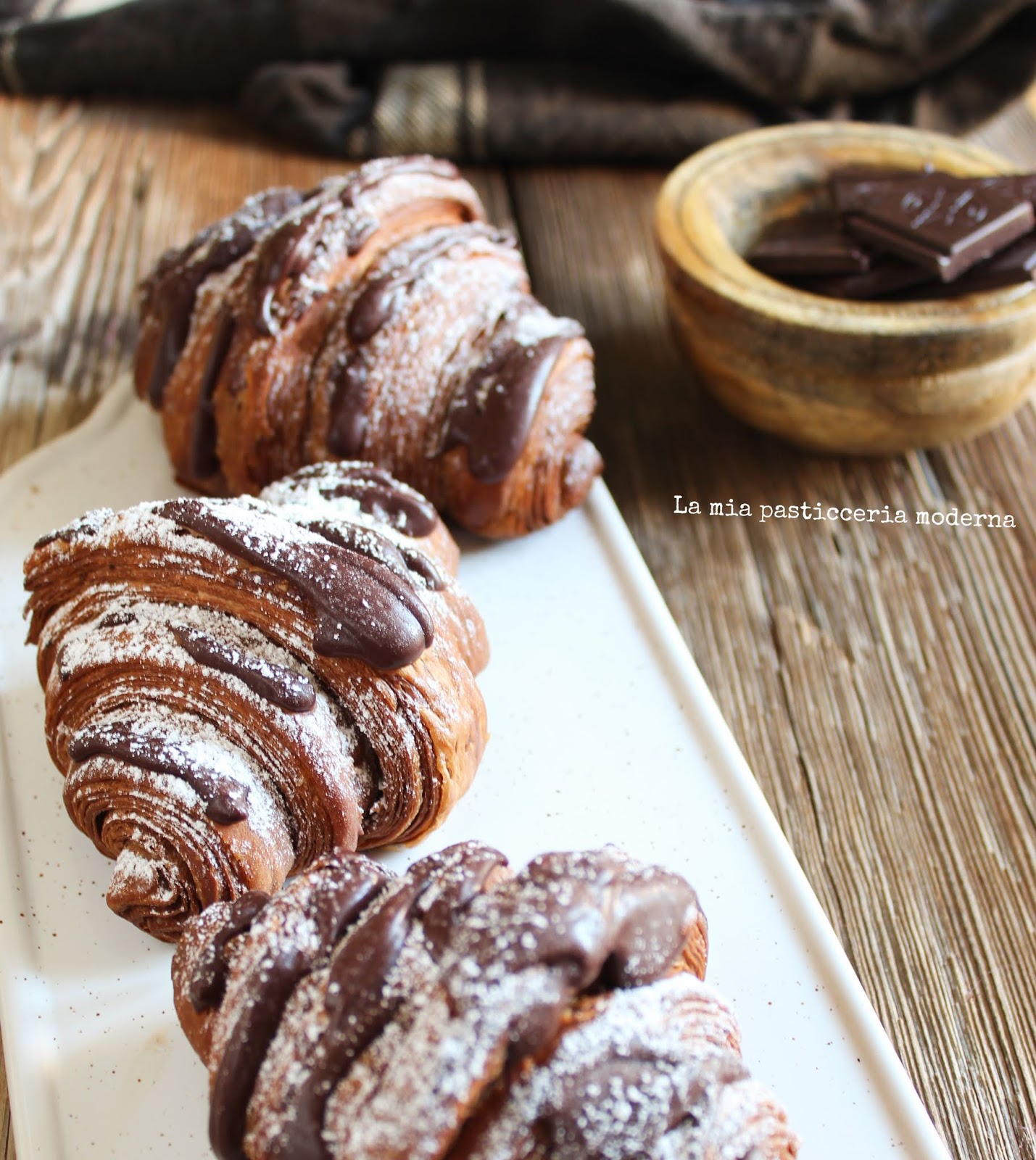 La mia pasticceria moderna: Croissant tutto cioccolato