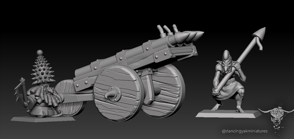 10mm Wargaming: Rocket Launcher from Dancing Yak Miniatures