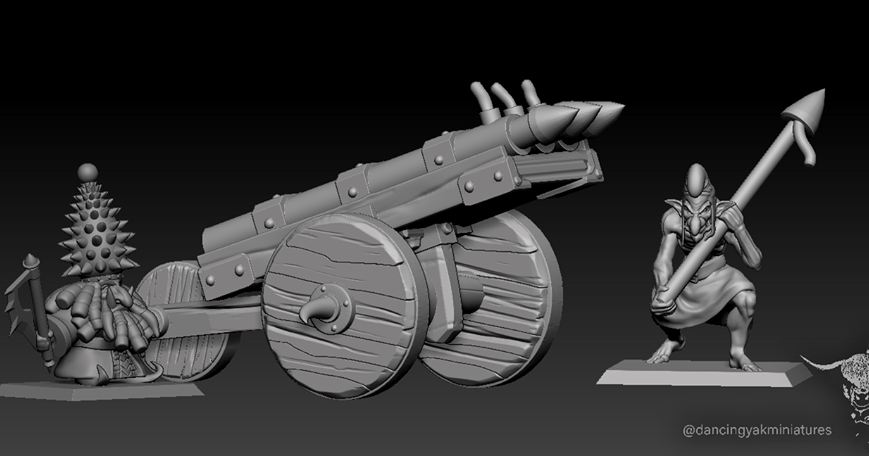 10mm Wargaming: Rocket Launcher from Dancing Yak Miniatures