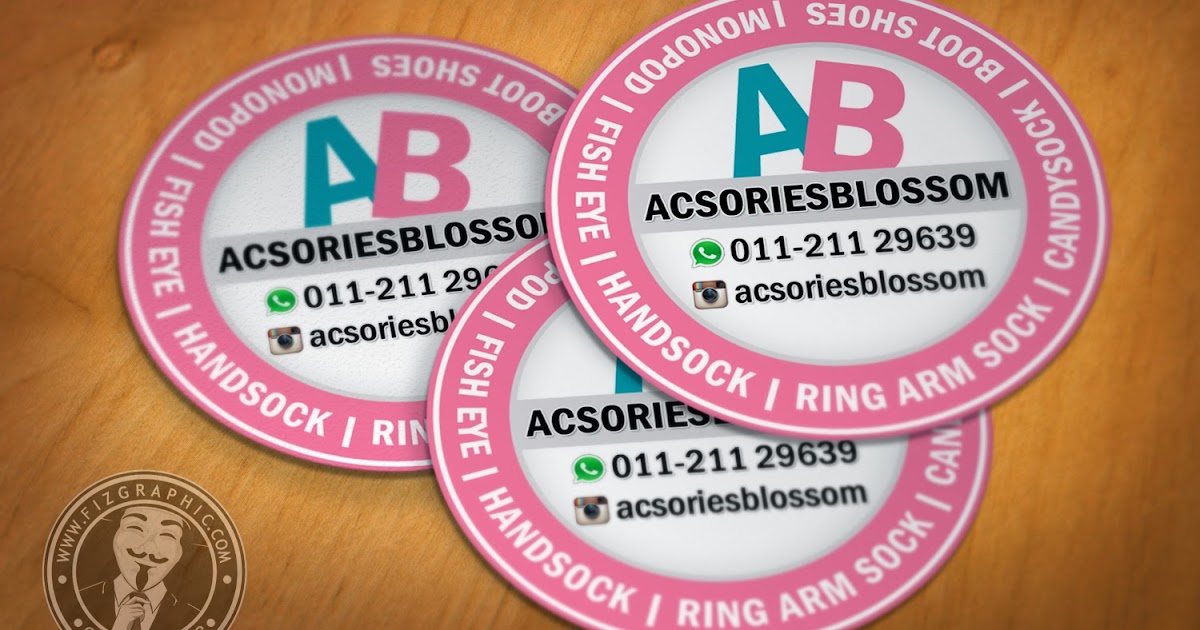 Fizgraphic: Design dan Printing Sticker #11