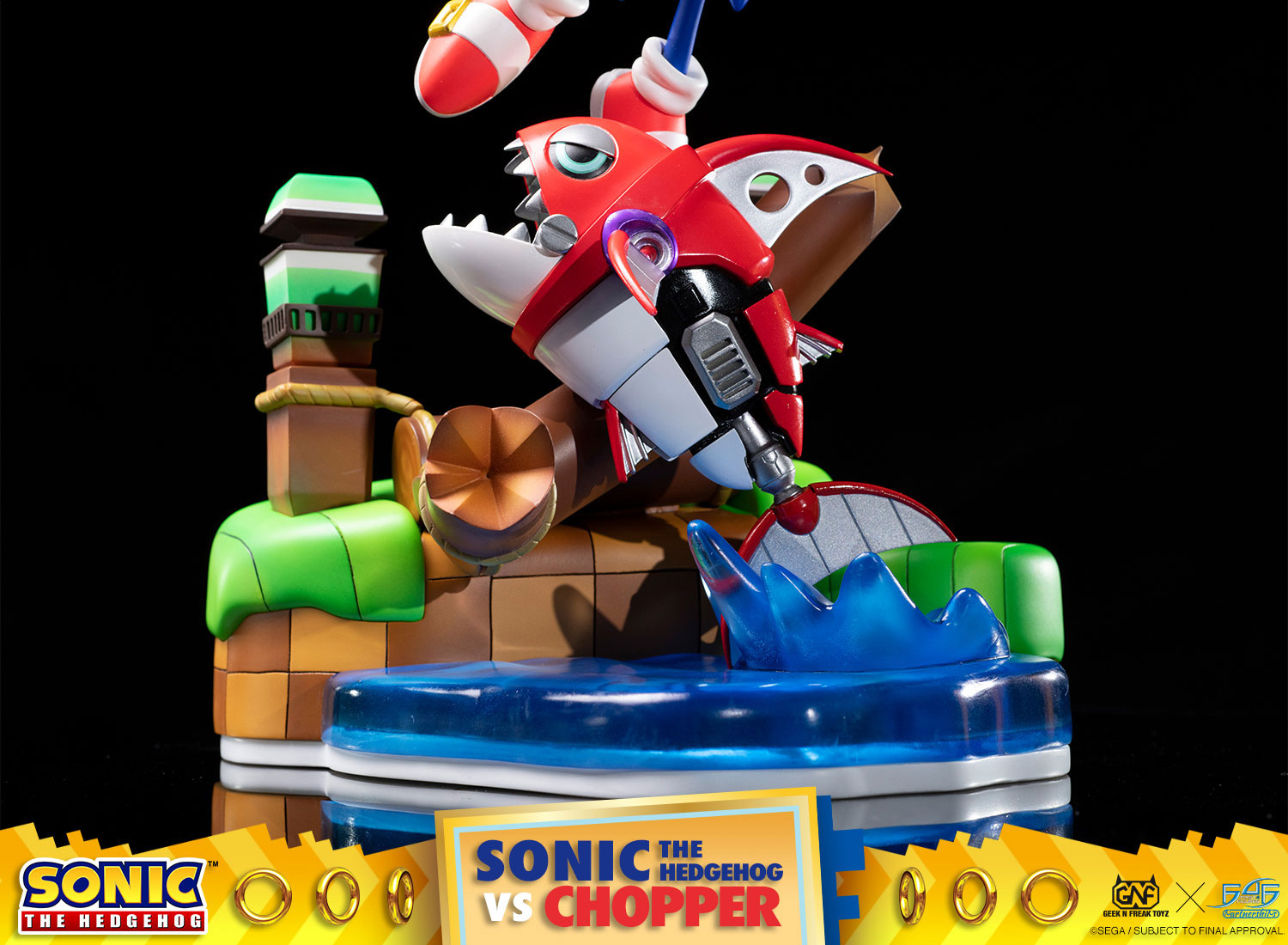 Sonic vs Chopper Diorama (First 4 Figures)