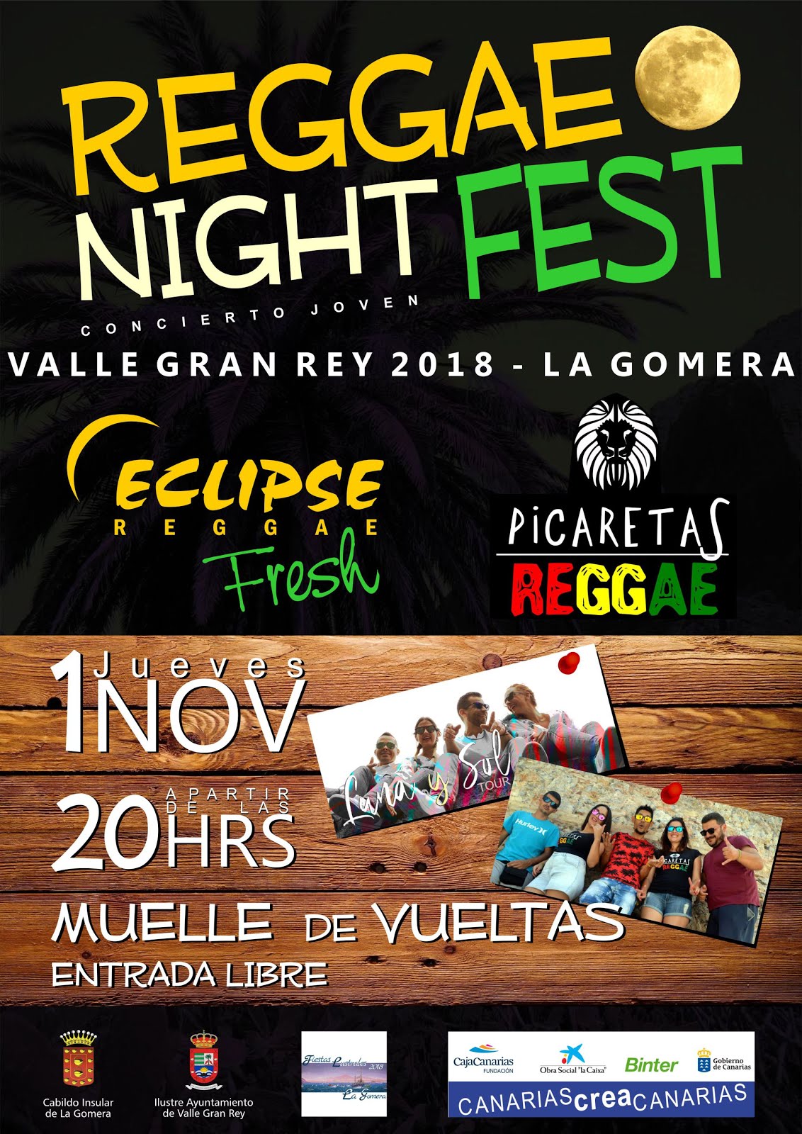 LA GOMERA ISLAND (Canary Islands): Reggae night