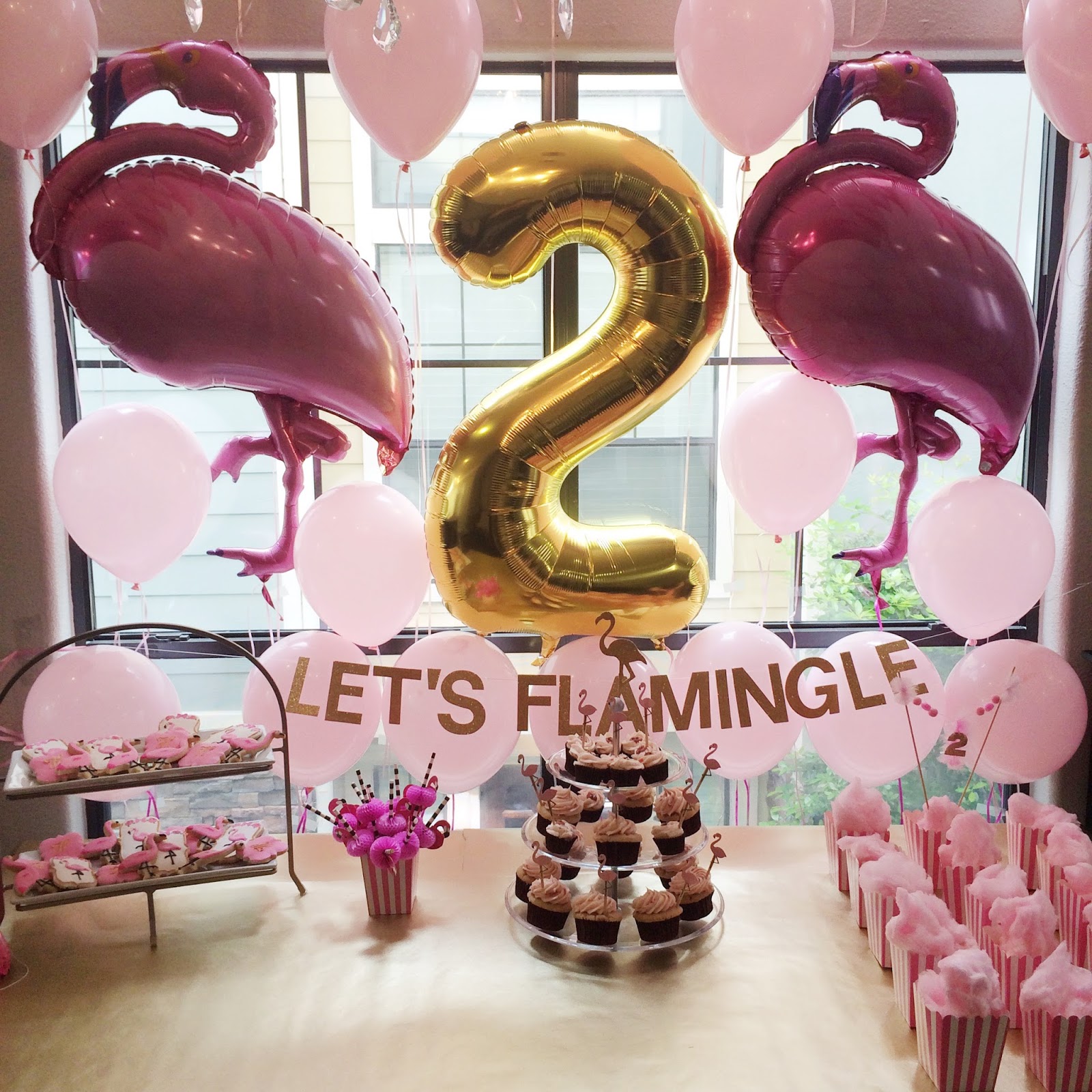 Harper's Second Birthday Party: Let's Flamingle! - Veronika's Blushing