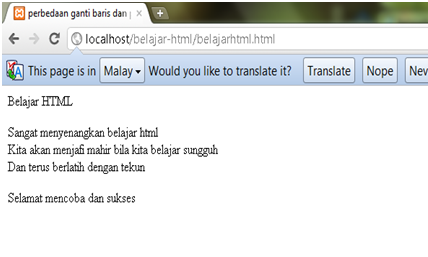 Penggunaan Tag Dasar Pada Html ~ Techno-blog91