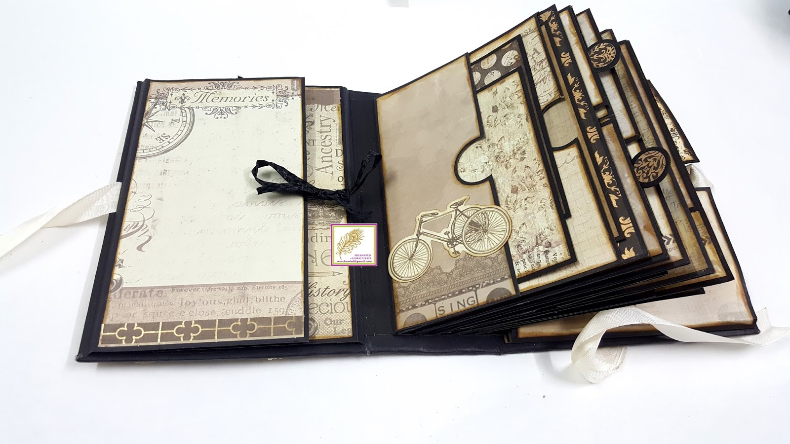 VREnchanted Color, Craft & more....: Vintage Memories Mini Album/Scrapbook