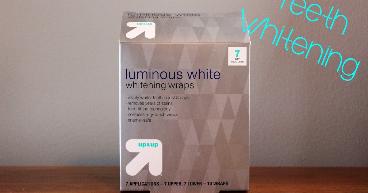 Glazed Over Beauty: Up & Up Luminous White Whitening Wraps