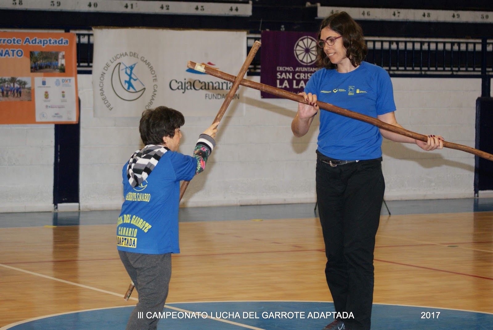 Federacion Lucha del Garrote Canario: LUCHA DEL GARROTE CANARIO ADAPTADA