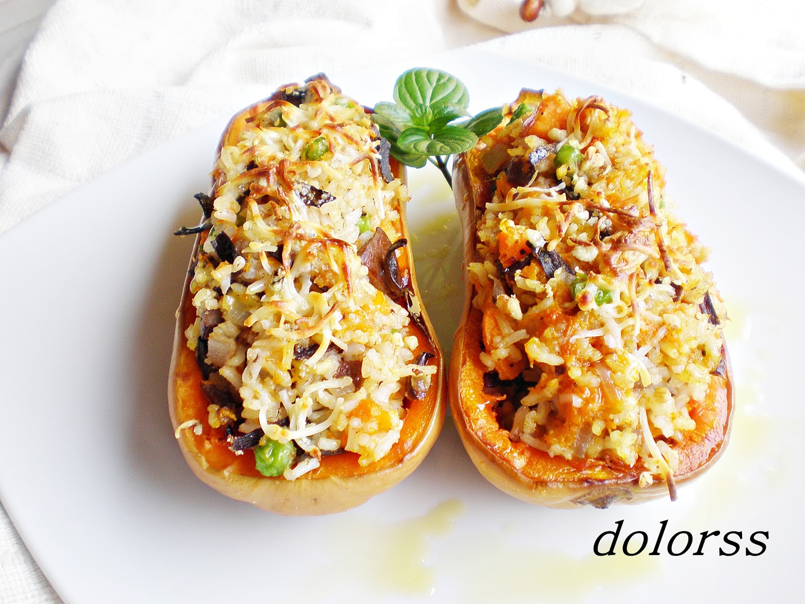 Blog de cuina de la dolorss: Calabazas rellenas de otoño