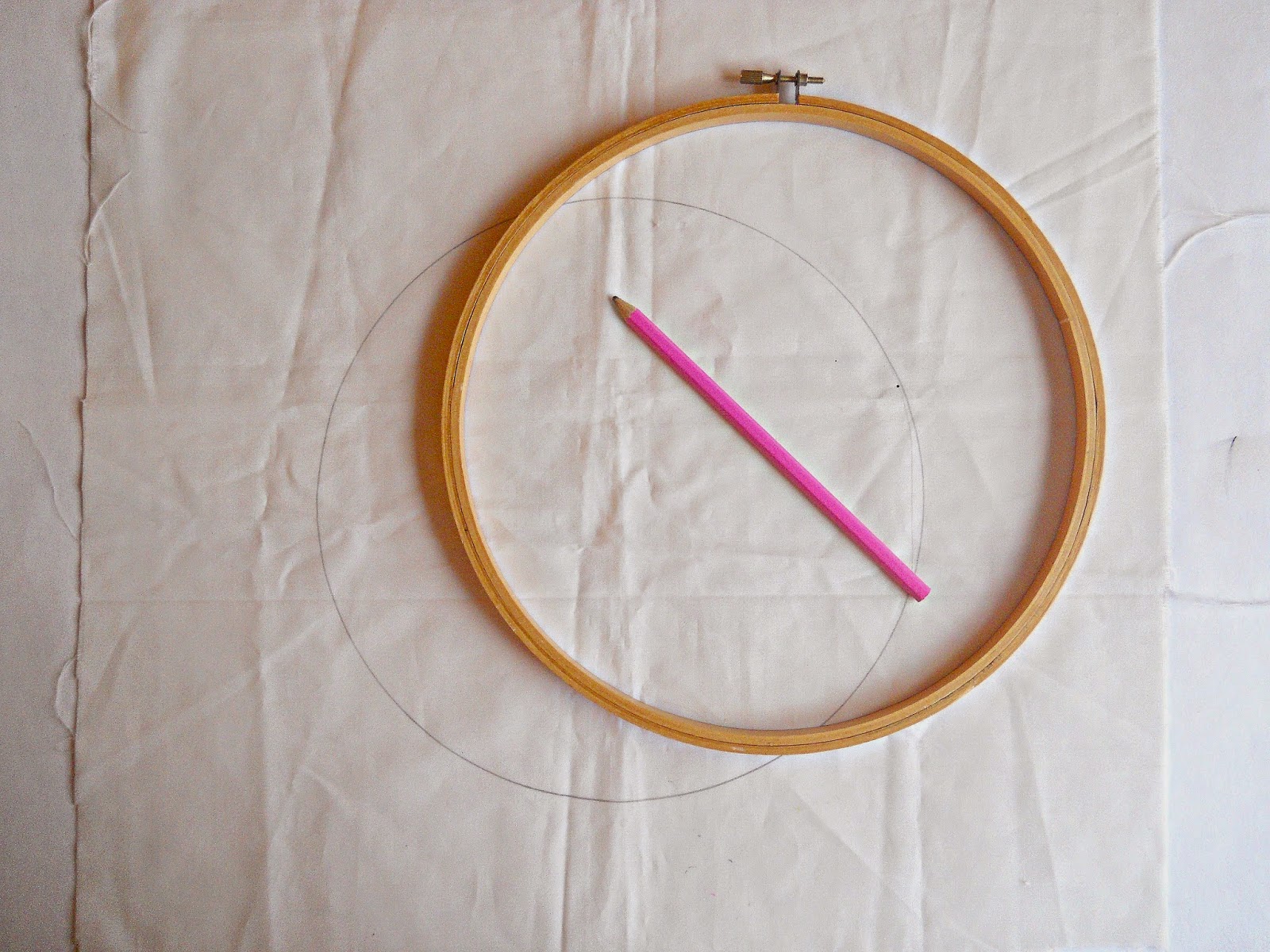 Fabric Moon Clock DIY - Running With A Glue Gun
