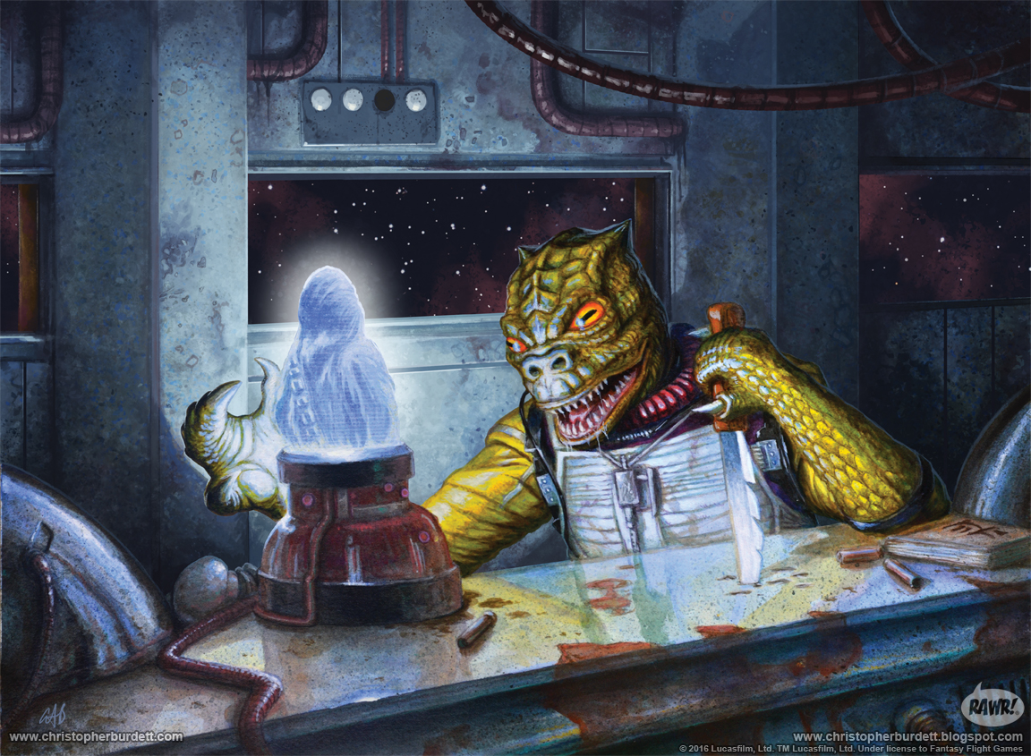 The DOODLES, DESIGNS, and aRT of CHRISTOPHER BURDETT: Take Two... Bossk ...
