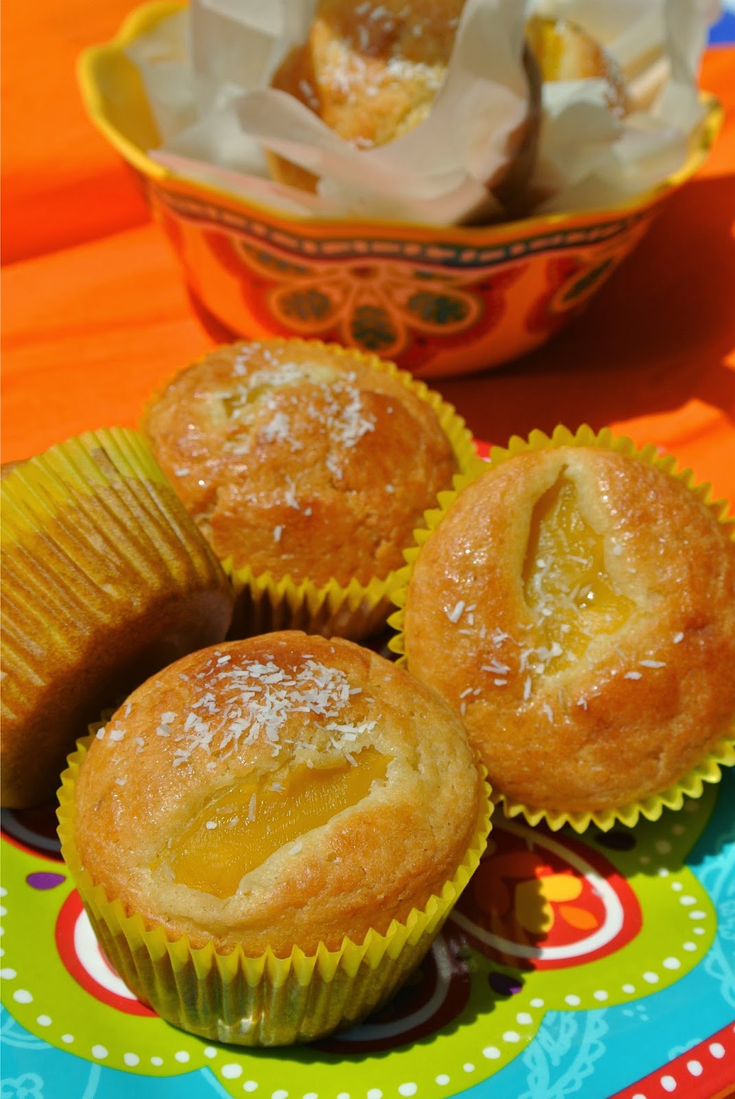 Tropical Muffins mit Mango und Banane