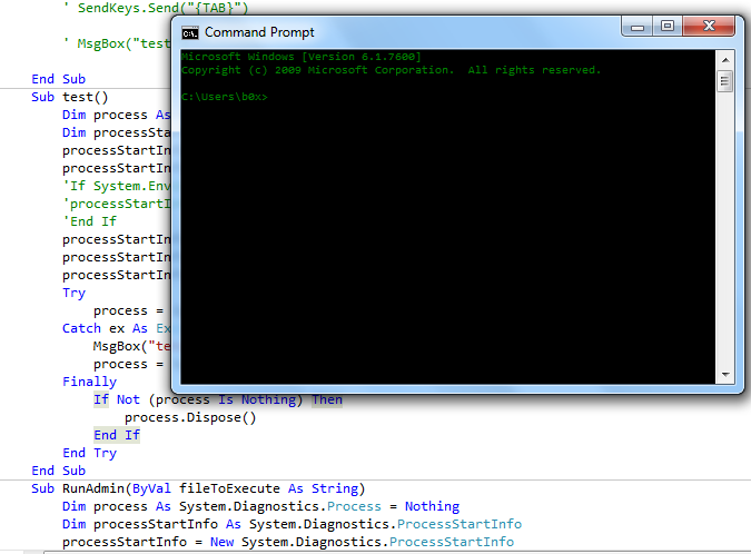 Tutorial Vbnet How To Open Cmd Command Prompt With Vbnet Kode Ajaib