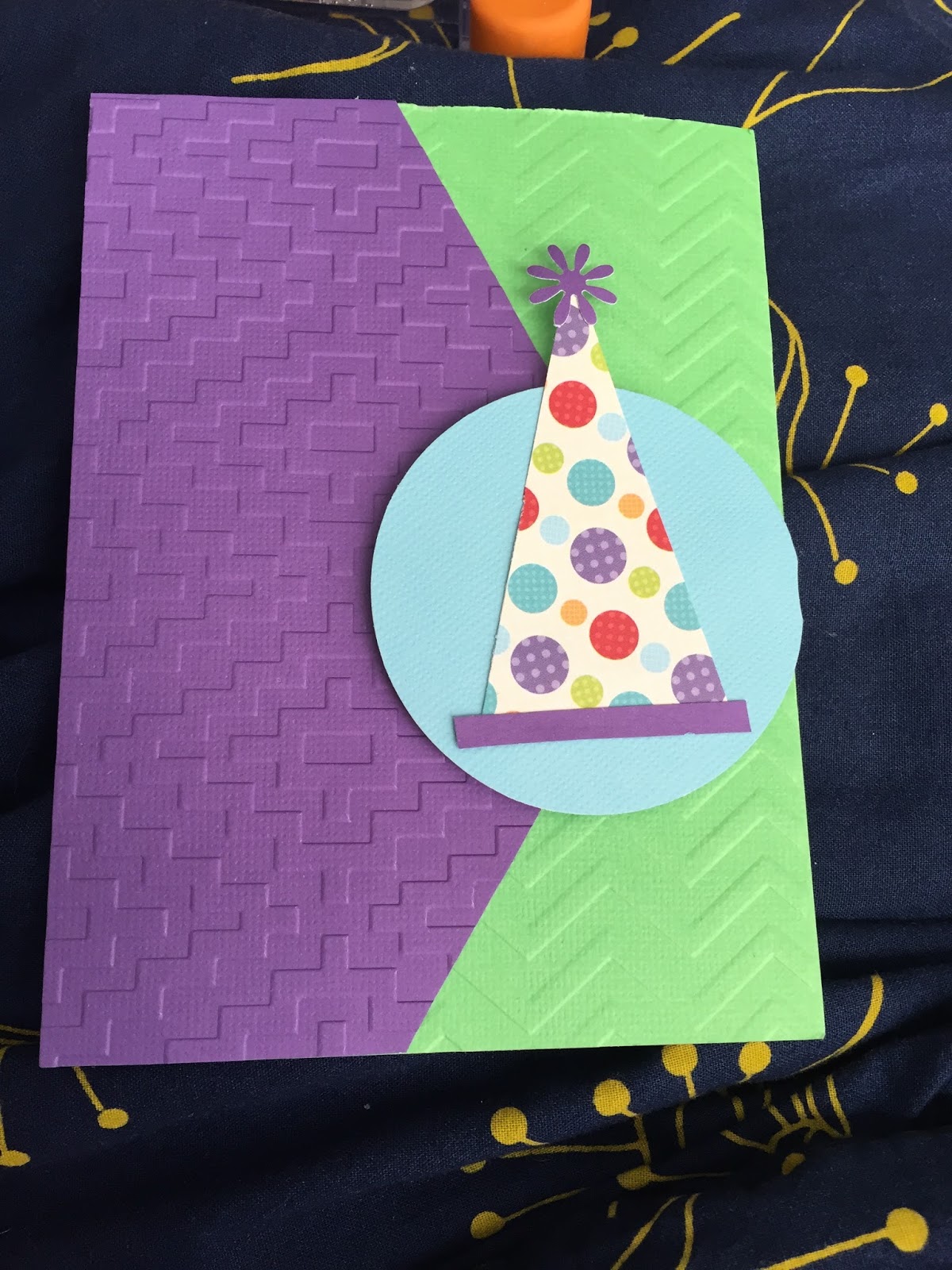 Papercrafting Maven's Card Haven: Birthday Hat Card