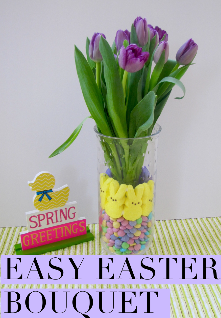 When Tara Met Blog: Easy Easter Bouquet with Peeps and M&M'S
