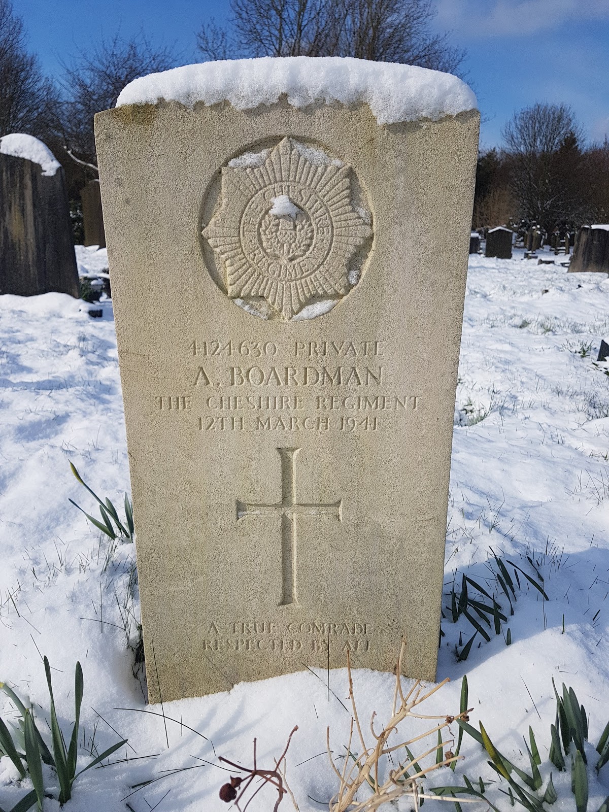 War Graves and Memorials: Stockport Cemetery and Crematorium.