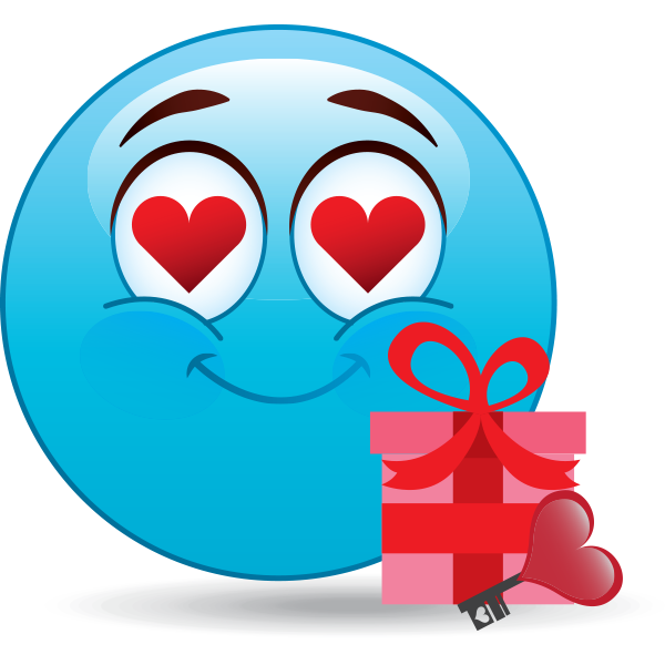 Gift-Giving Smiley | Symbols & Emoticons