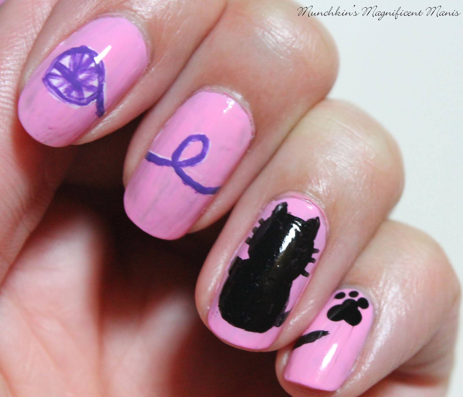 Munchkin’s Magnificent Manis: Meow! Kitty Nail Design