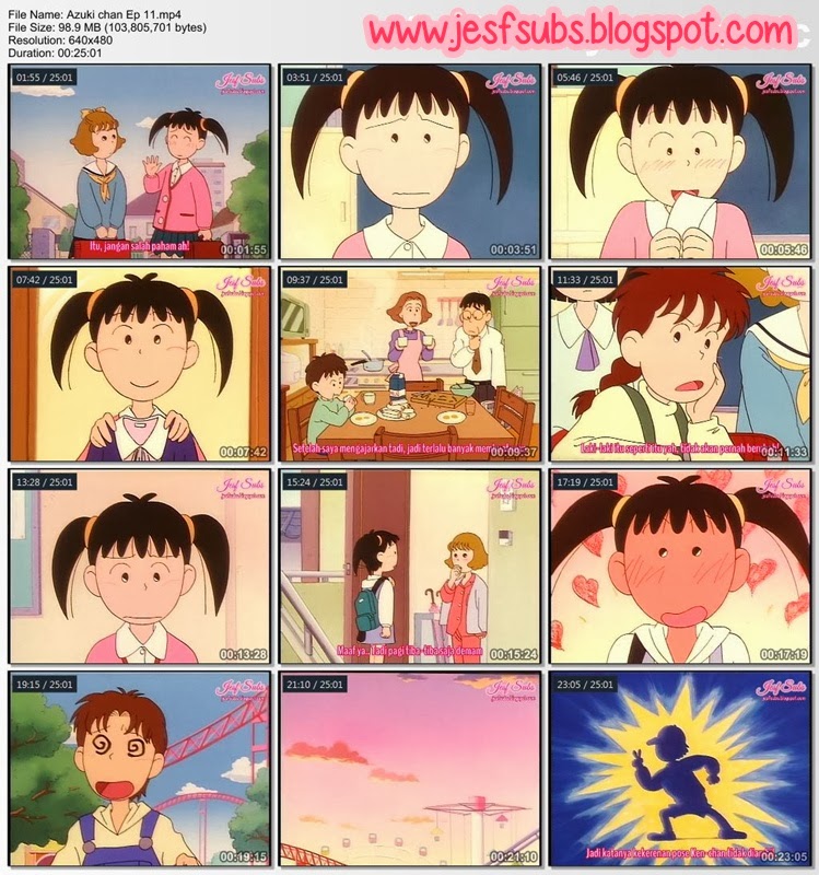 JESF SUBS: [JESF SUBS] Azuki - chan Episode 11 Indonesia Sub