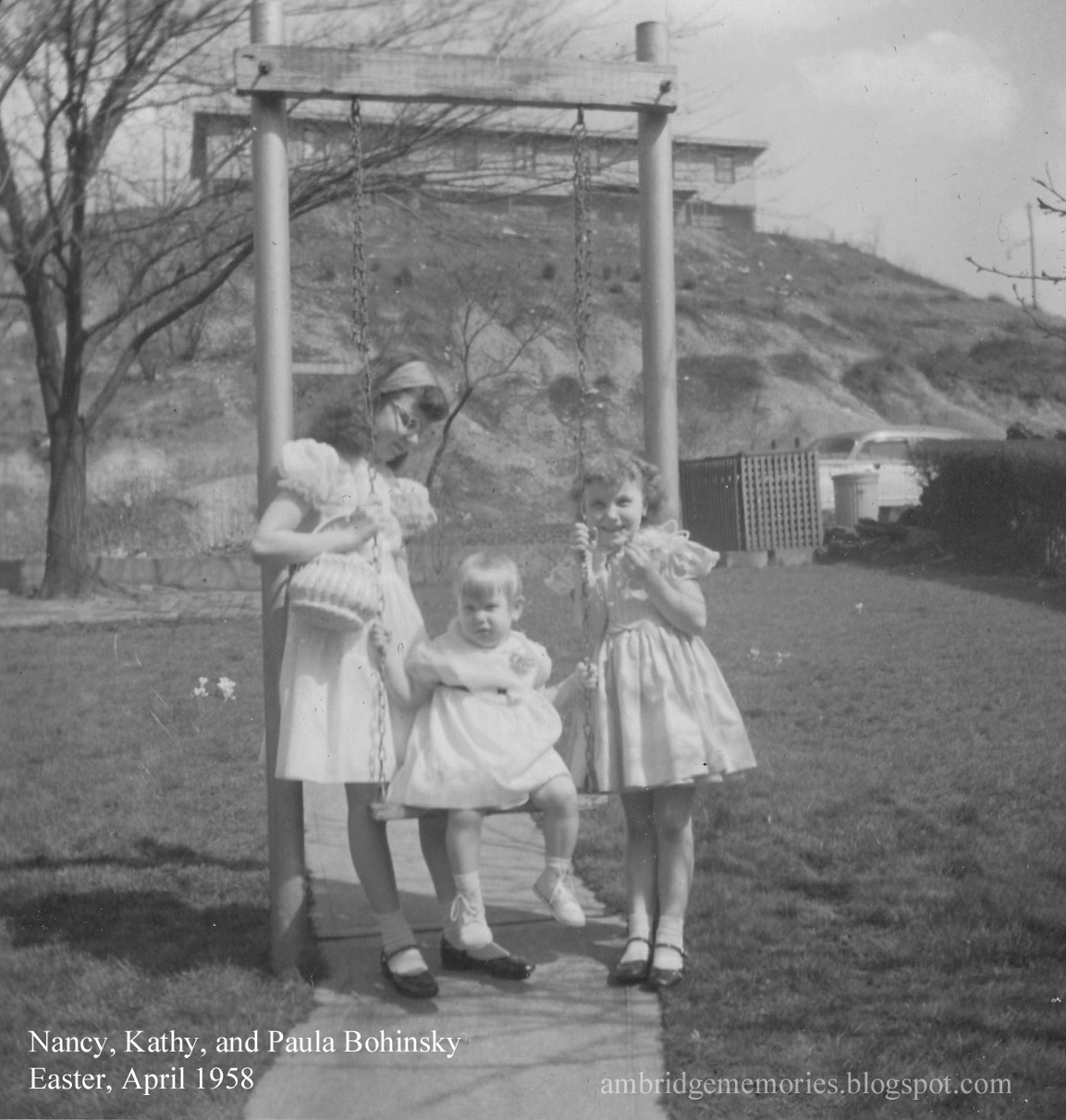 Ambridge Memories: Easter 1958, below Crestview Village hill