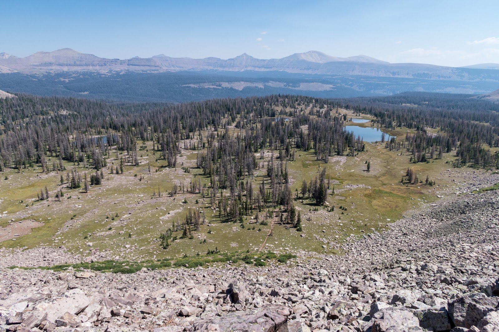Eric's Hikes: Uinta Highline Trail Day 8: Triangle Lake to Brooks Lake