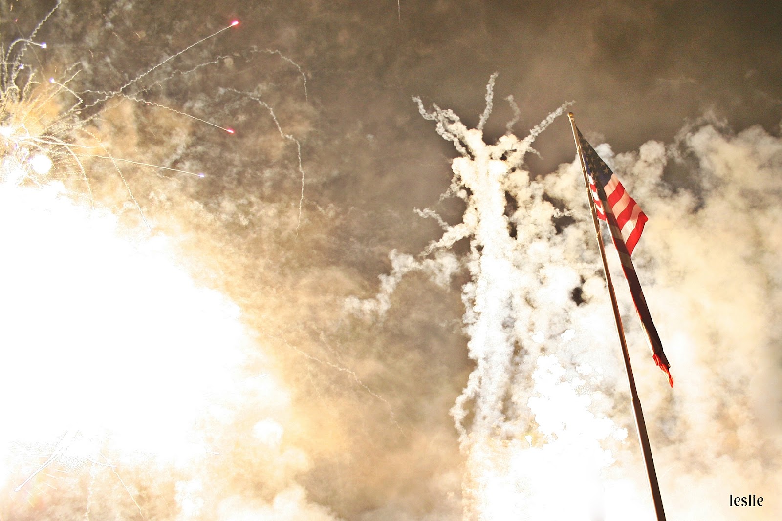 pure and simple beauty: the bombs bursting in air