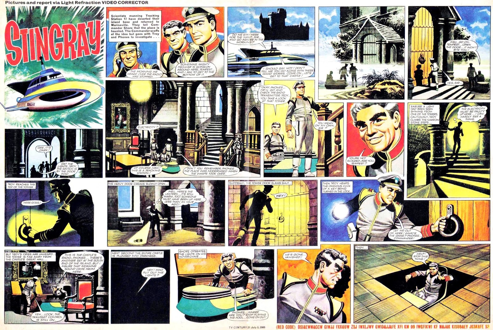 CRIVENS! COMICS & STUFF!: RON EMBLETON'S STINGRAY FROM TV CENTURY 21...