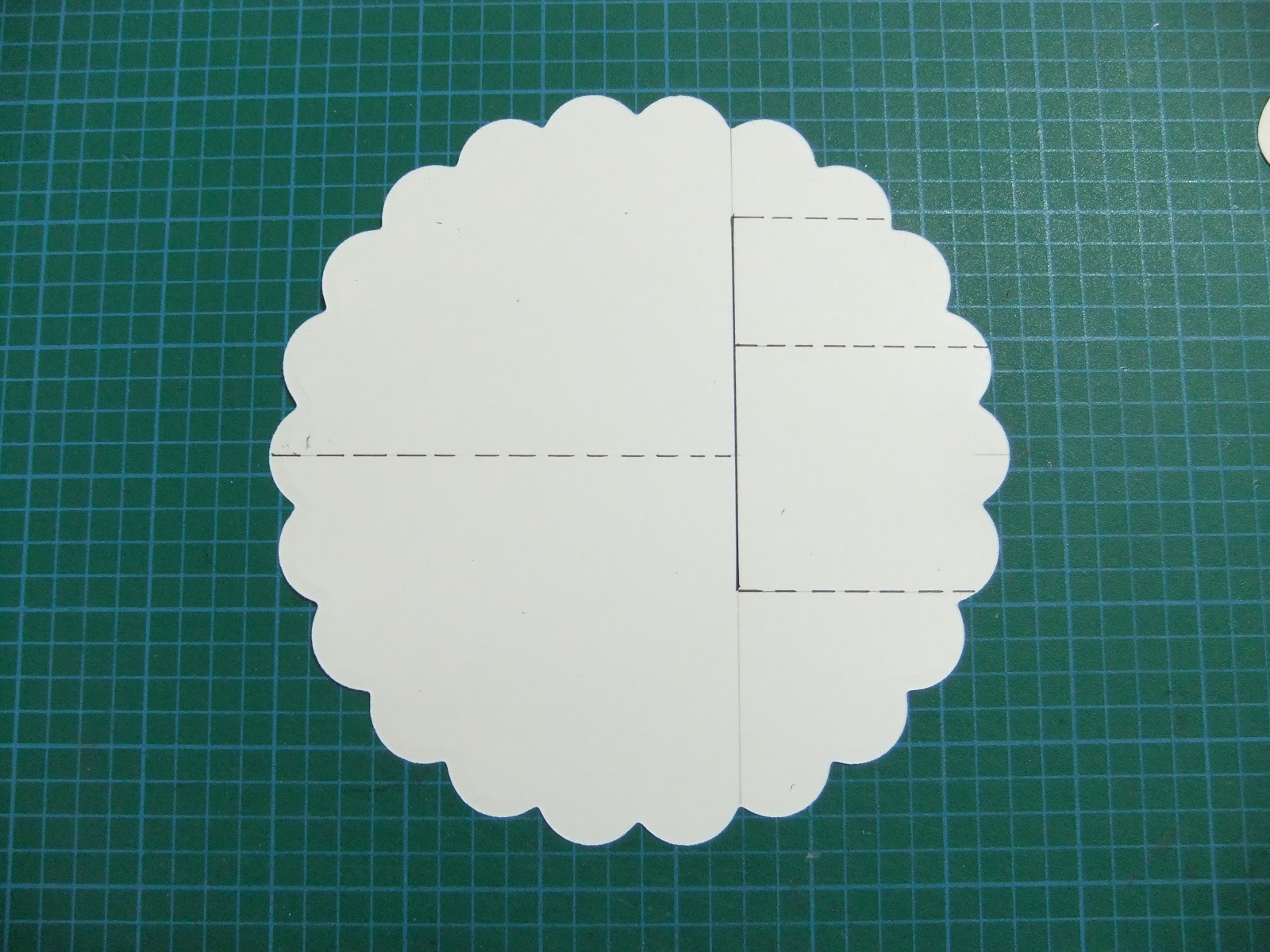 From My Craft Room: Round (Shaped) Side Step Card Tutorial