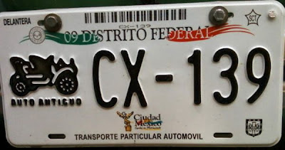 Placas de Autos de México y otras COS-999-AS: Distrito Federal: Placa ...