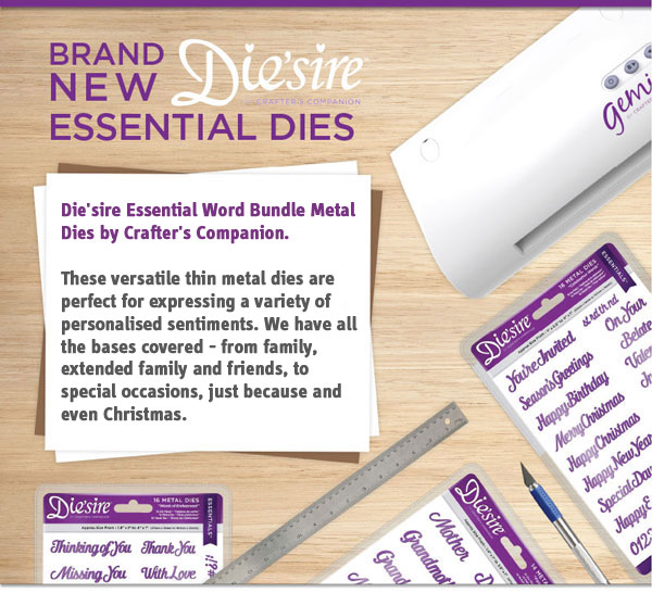 DieSire Essential Word Bundles ~ Craft World Blog