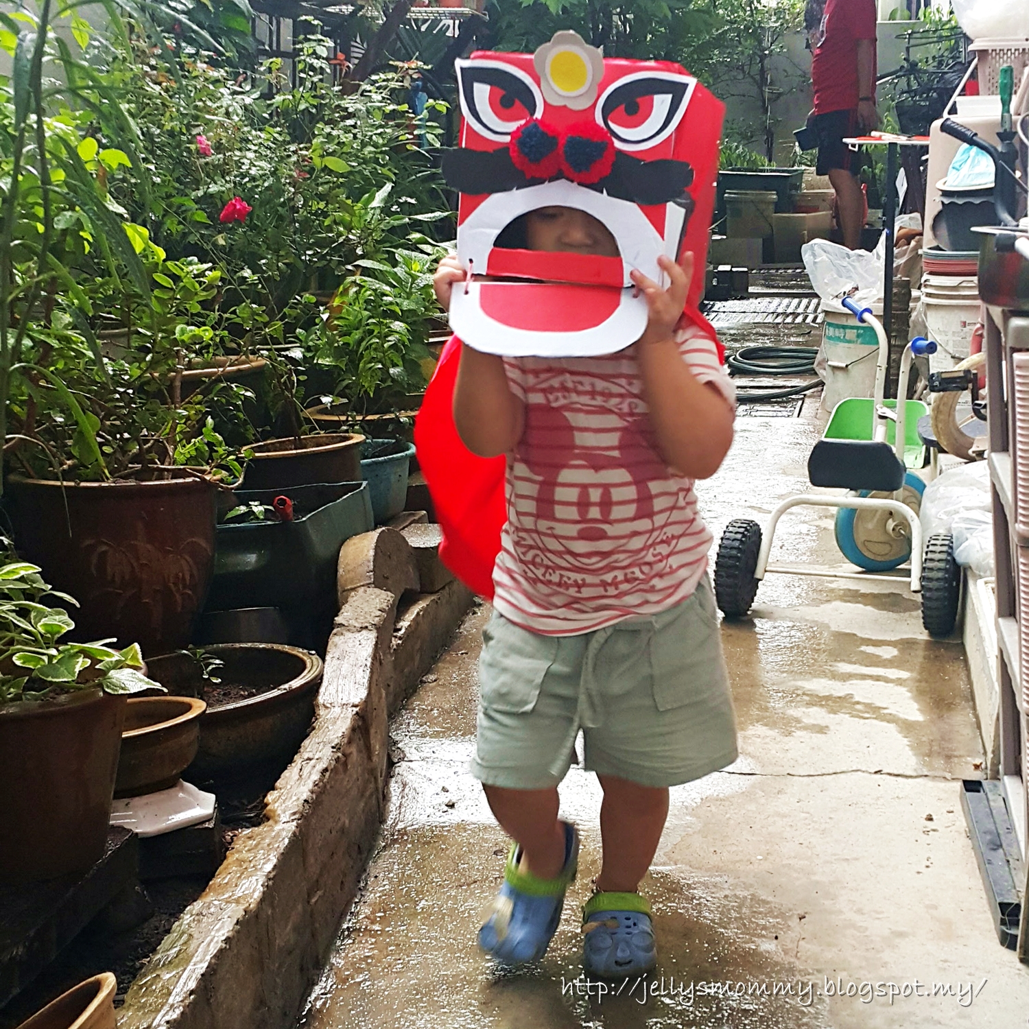 A little bit of Everything: DIY Lion Dance Head