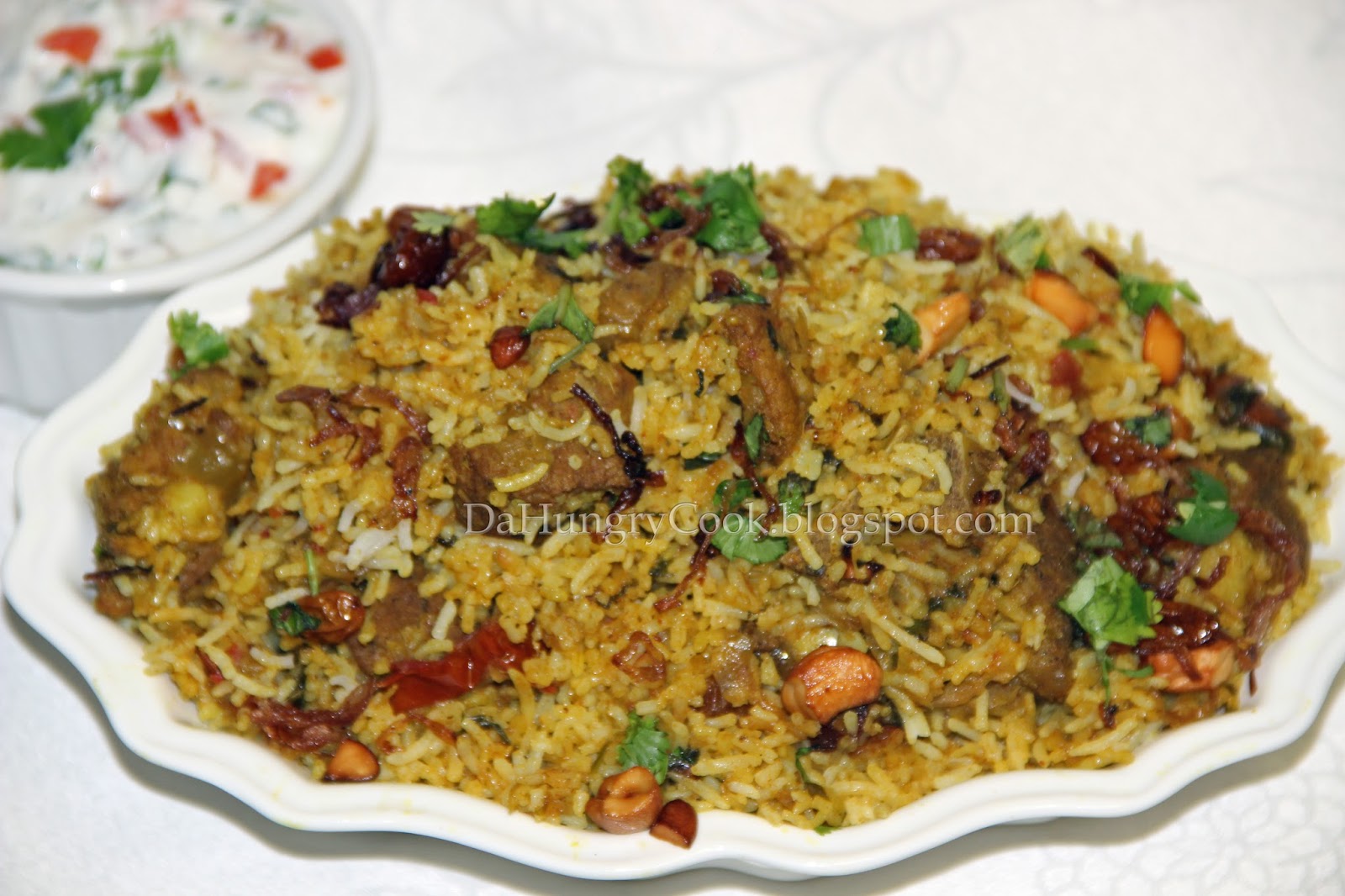 The Hungry Cook: Malabar Mutton Biriyani (Layered Dhum Biriyani)