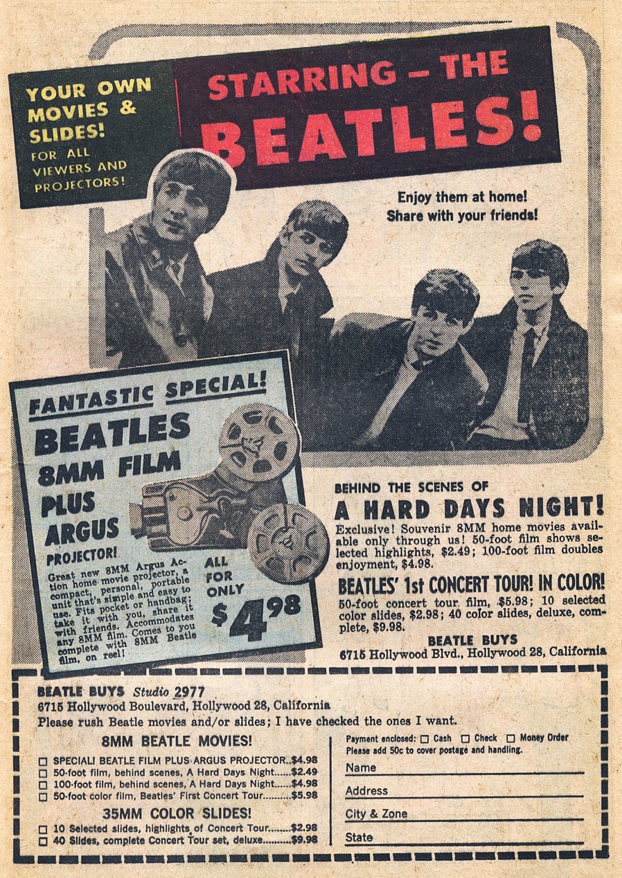BOOKSTEVE'S LIBRARY: Beatles Ads-1965