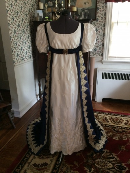 Madame Modiste Historic-ish Costuming (drinking champagne while wearing ...