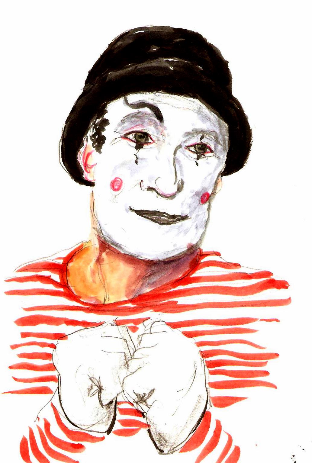 a bocetadas: Los dibujos de MAXI el mimo