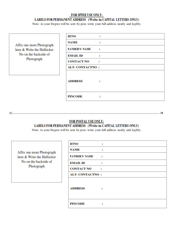 Bank Challan Form Punjab University