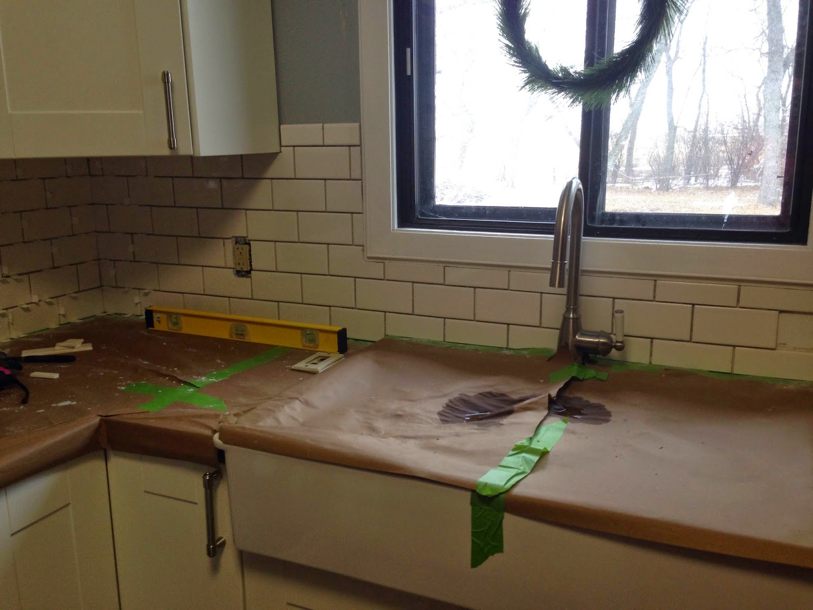 DIY Sunday: Ugly House Subway Tile Backsplash Before & After | The ...