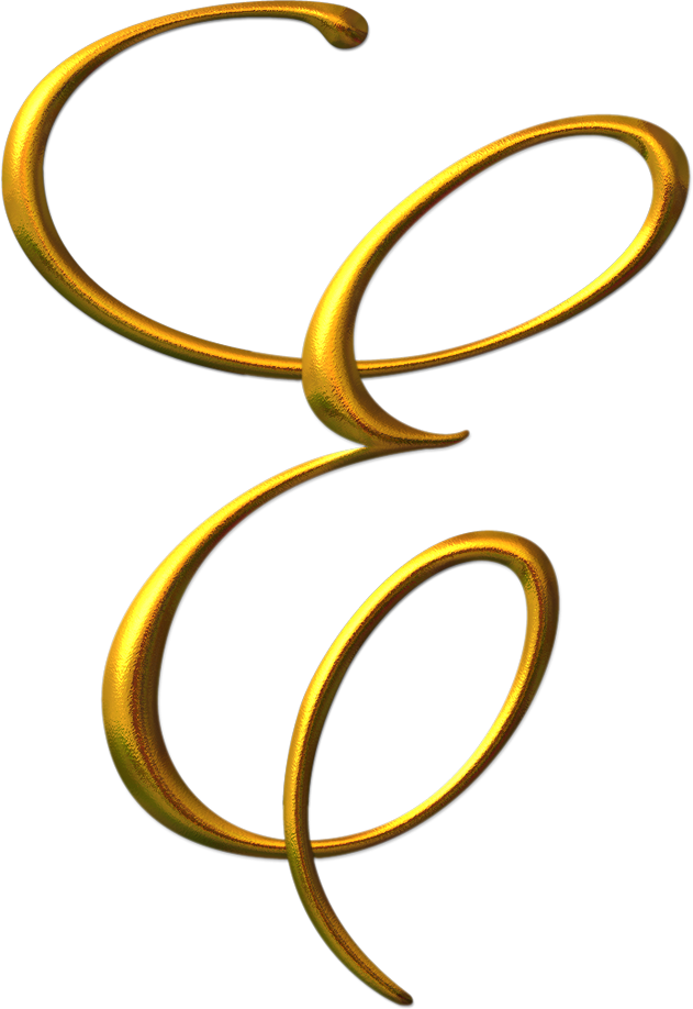 Letras en Dorado. Golden Letters. - Oh my Alfabetos!