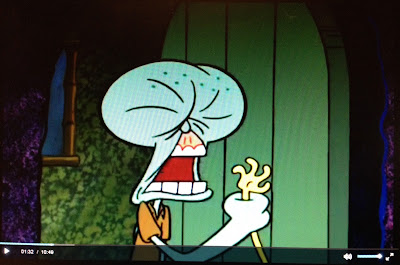 Erin's Blog: Squidward's punched Face