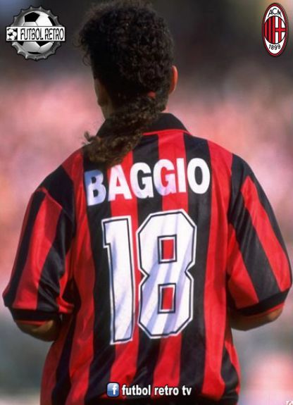 FUTBOL RETRO Banco de Imagenes: Roberto Baggio