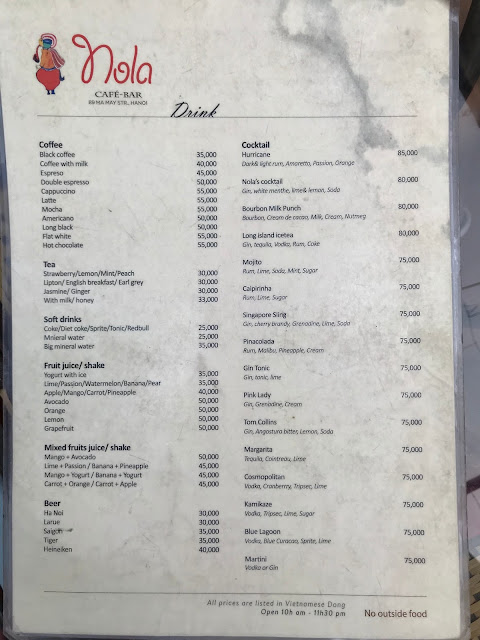 TRAVEL x HANOI: Cafe Nola, Comfort in the Chaos - P U I Y E E S S S